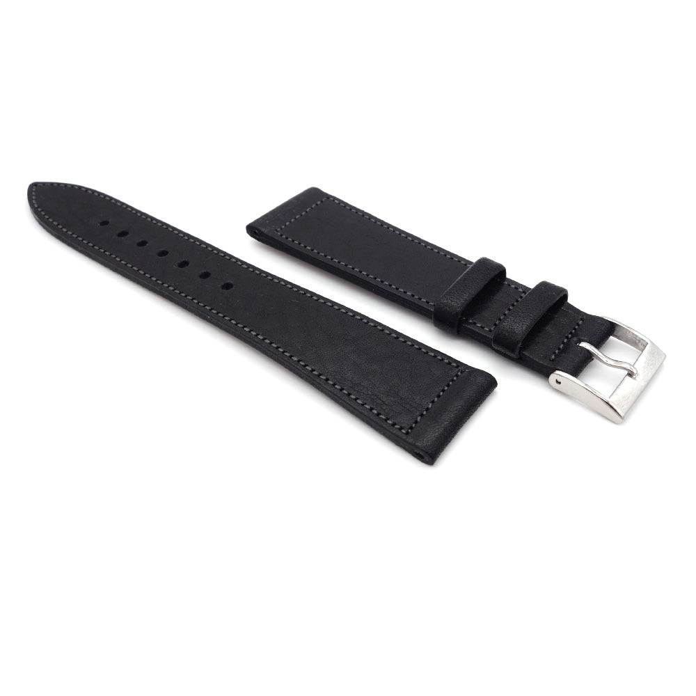 JAPANESE COWHIDE LEATHER STRAP (black) – Accurate Form